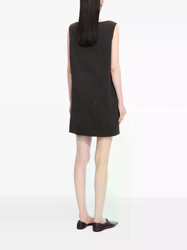 JNBY Floral Embroidered Utility Dress - Brown