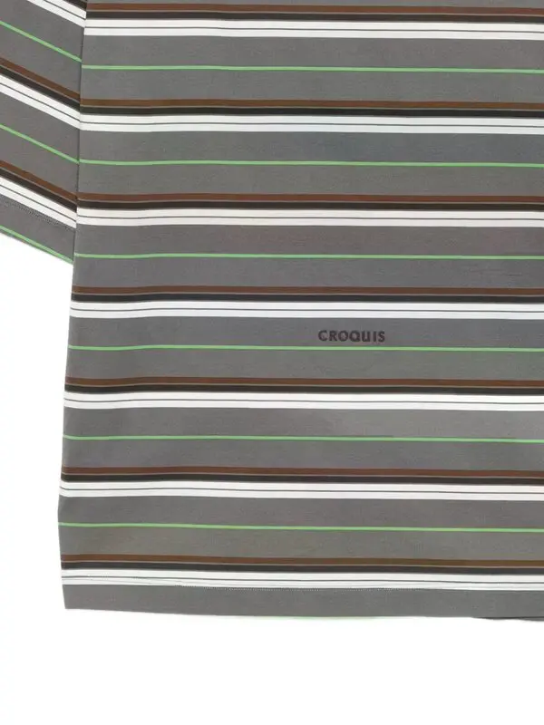 CROQUIS Striped-print T-shirt