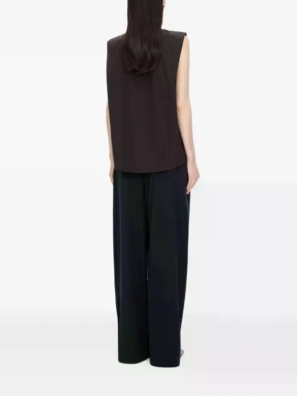 JNBY Deconstructed V-neck Sleeveless Blouse