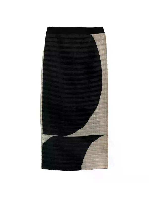 LESS Structured Midi Skirt