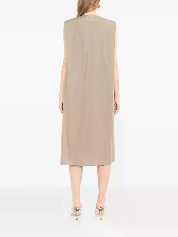 JNBY Deconstructed Sleeveless Dress With Bead Embellishment