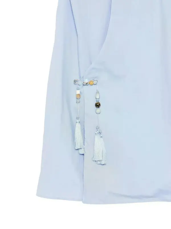 JNBY Embellished Tassel Detail Top