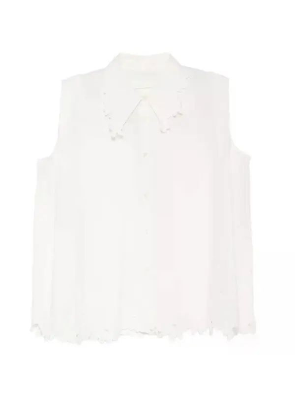 JNBY Embroidered Sleeveless Shirt