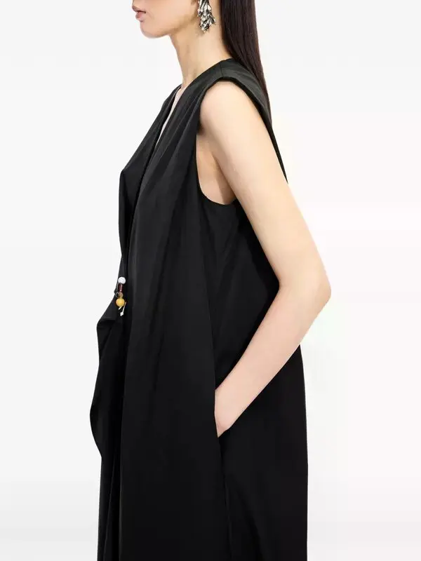JNBY Bead-embellished Deconstructed Dress - Black