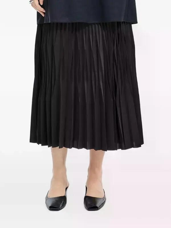 JNBY Draped Pleated Skirt - Black
