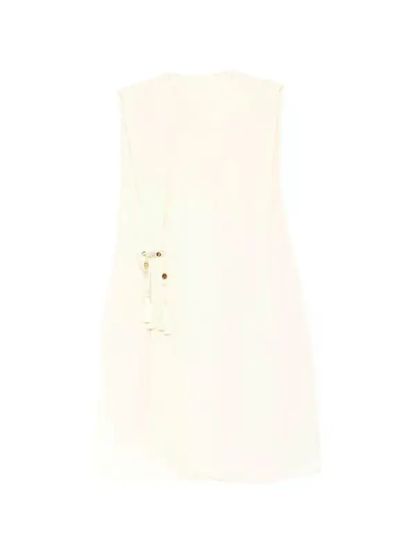 JNBY Sleeveless Dress With Tassel Detail - Neutrals