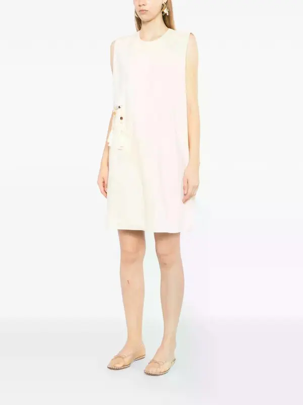 JNBY Sleeveless Dress With Tassel Detail - Neutrals