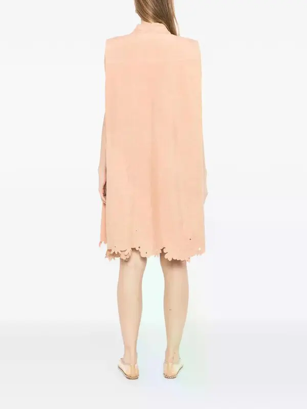 JNBY Scalloped Hem Shirt Dress - Neutrals