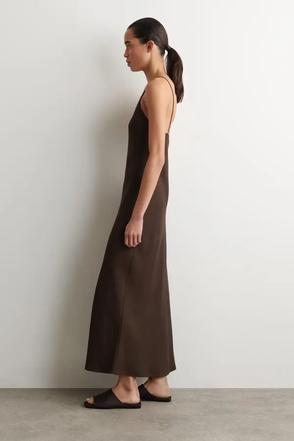 Cos V-neck Midi Cami Dress