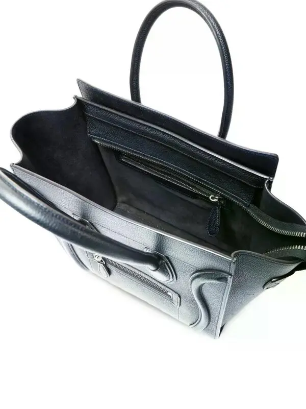 Celine Micro Luggage Shopper Bag - Black