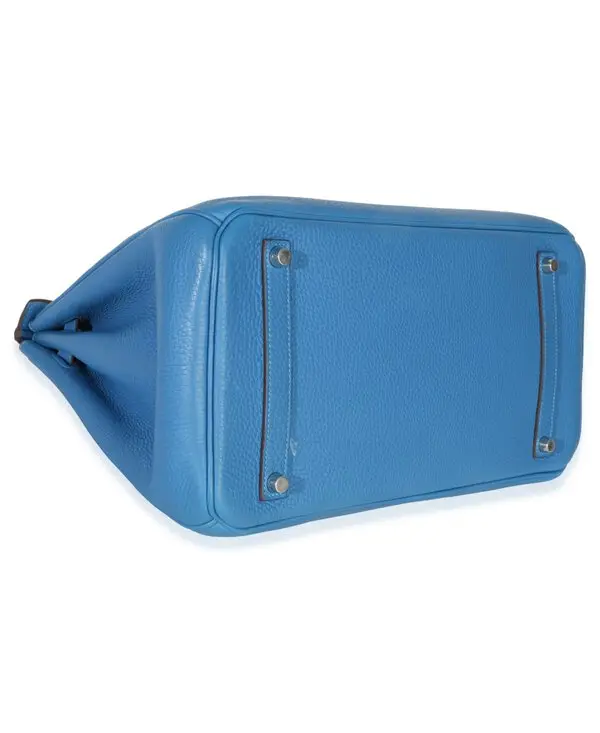 Hermès Birkin 35 Leather Handbag - Blue