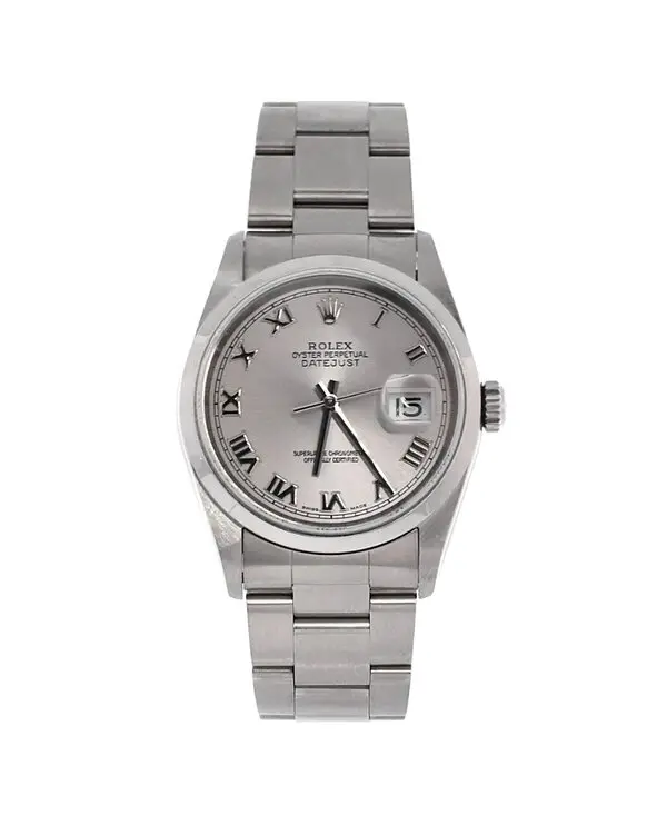 ROLEX Oyster Perpetual Datejust Automatic Watch In Stainless Steel 36mm