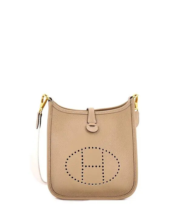 Hermès Tpm Long Strap Evelyne Bag Clemence - Neutral