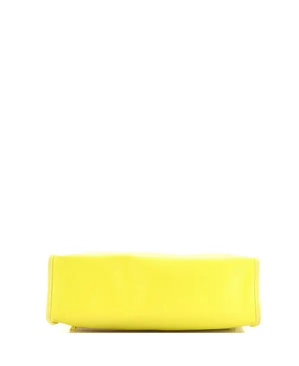 Hermès 31 Herbag Zip Berline Vache Canvas And Leather - Yellow