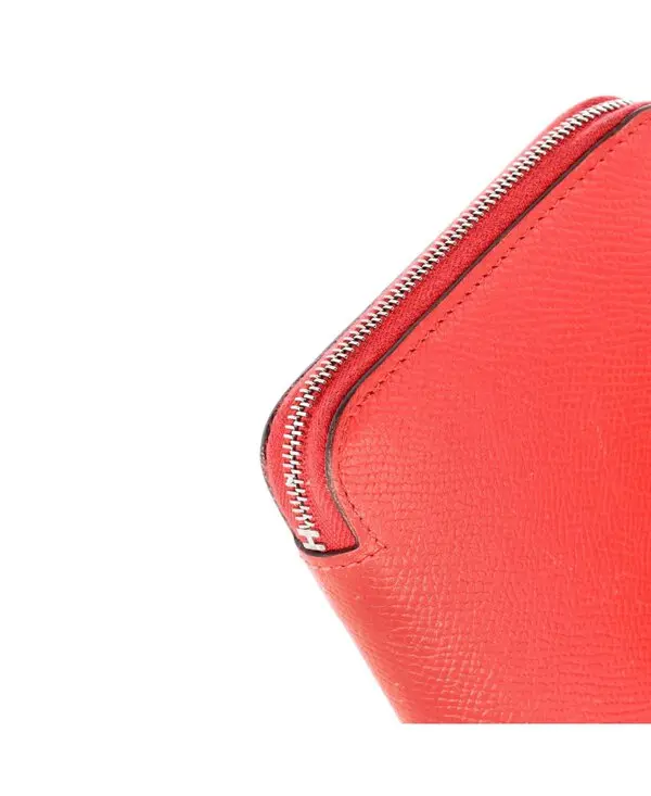 Hermès Long Azap Zip Around Wallet Silk'in Epsom - Red