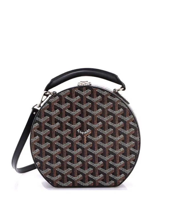 Goyard Alto Hatbox Bag Coated Canvas - Black