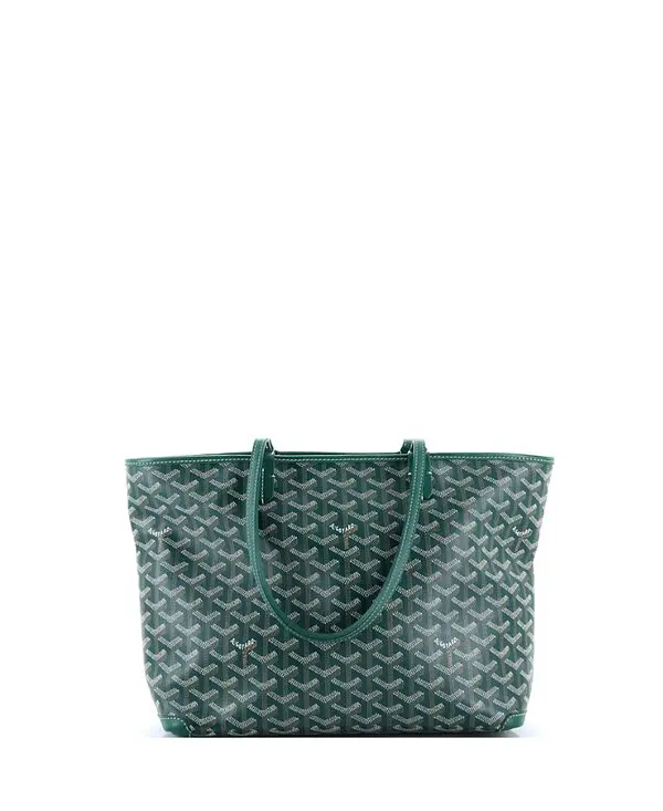 Goyard Pm Artois Tote Coated Canvas - Green