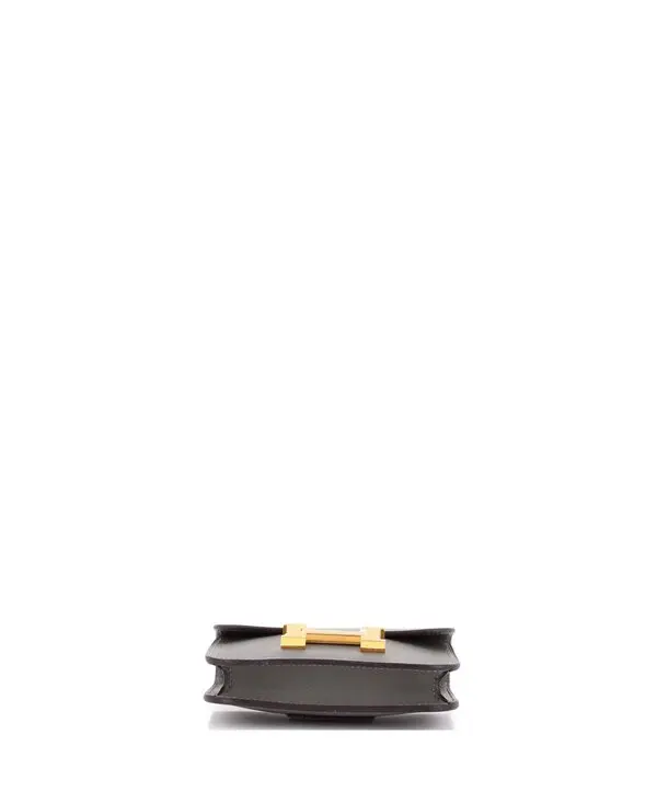 Hermès Constance Slim Wallet Evercolor - Gray