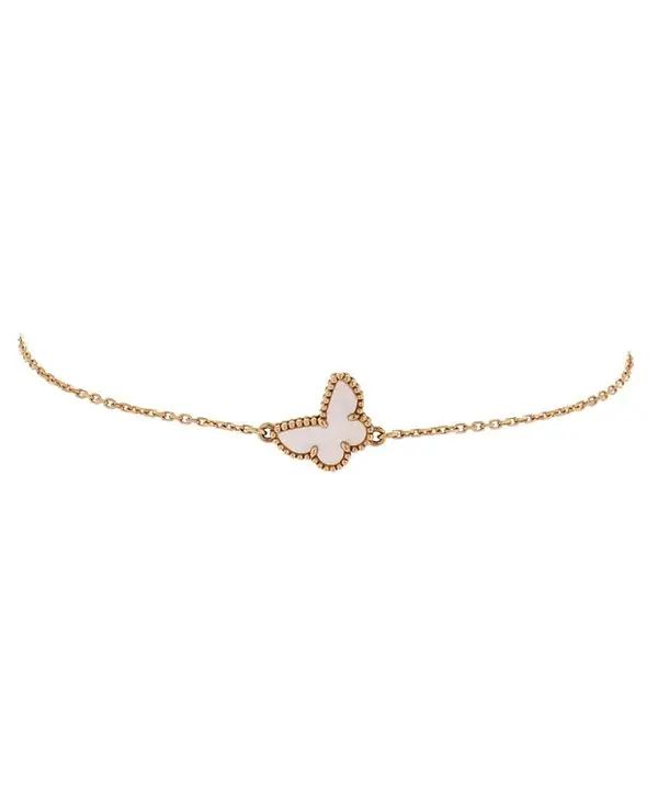 VAN CLEEF & ARPELS Sweet Alhambra Butterfly Bracelet 18k And Mother Of Pearl - Gold