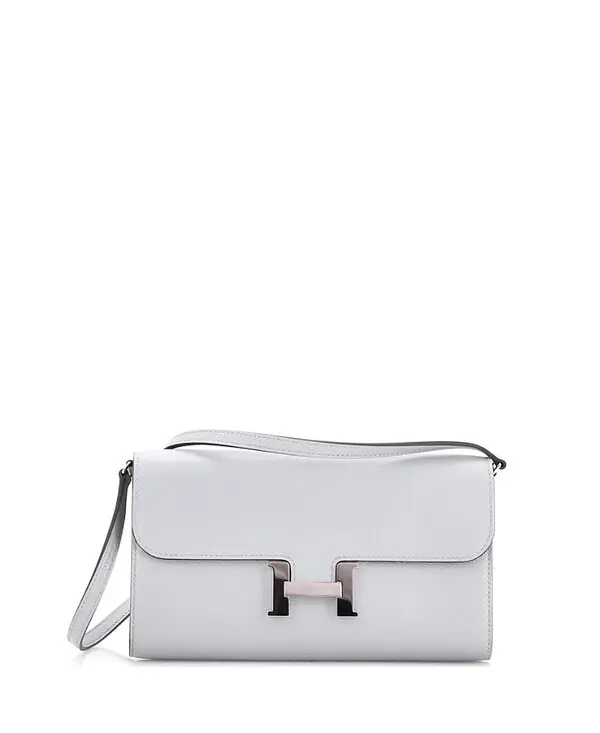 Hermès Constance To Go Wallet Evercolor - Gray