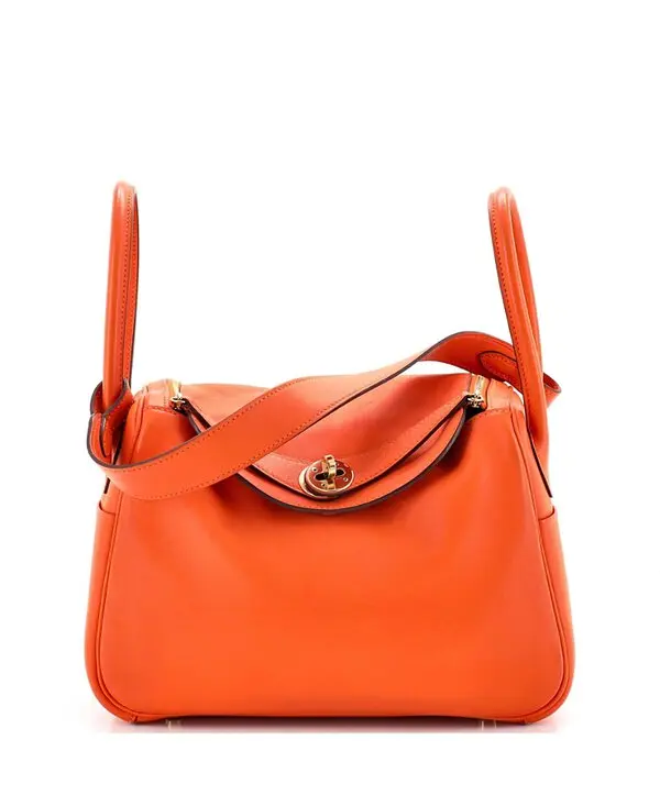 Hermès 26 Lindy Bag Verso Swift - Orange