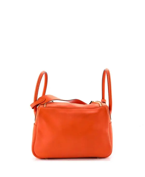 Hermès 26 Lindy Bag Verso Swift - Orange