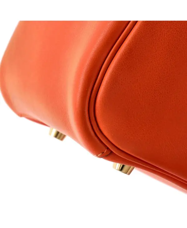 Hermès 26 Lindy Bag Verso Swift - Orange