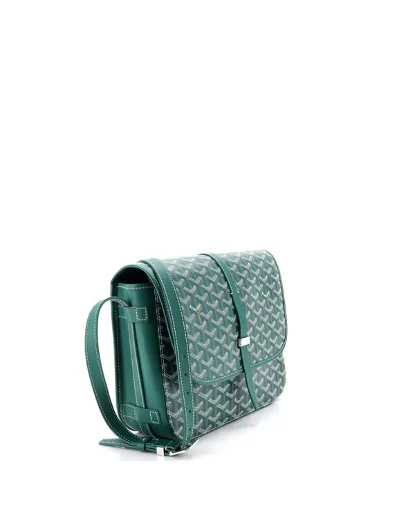 Goyard Mm Belvedere Ii Messenger Bag Coated Canvas - Green