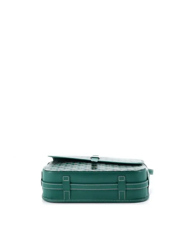 Goyard Mm Belvedere Ii Messenger Bag Coated Canvas - Green