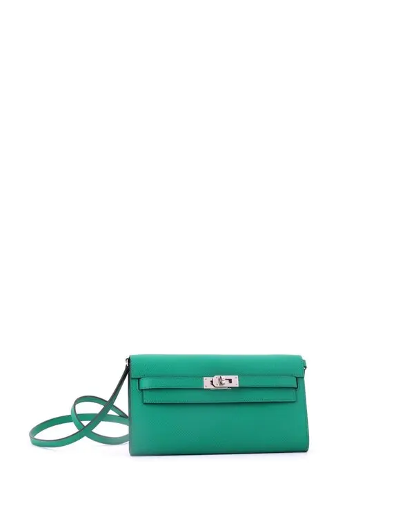 Hermès Kelly To Go Wallet Epsom - Green