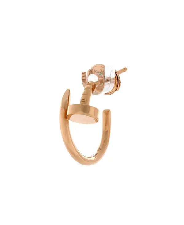 CARTIER Small Juste Un Clou Hoop Earrings 18k Rose Gold