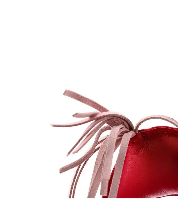 Hermès Mm Grigri Rodeo Bag Charm Leather - Pink
