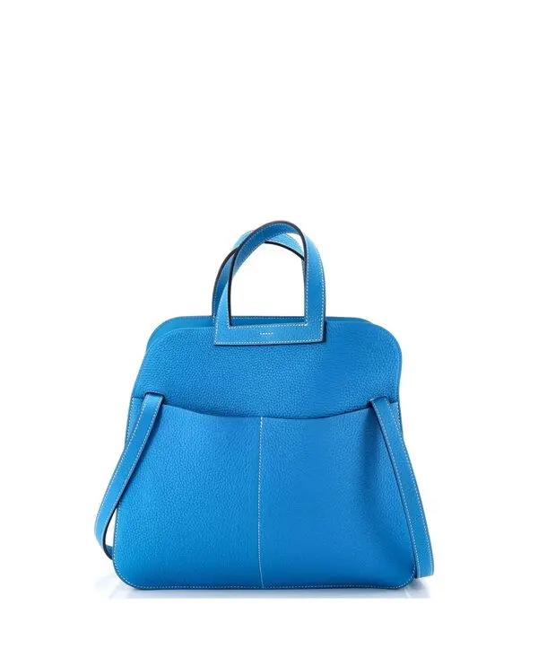 Hermès 31 Halzan Bag Clemence - Blue