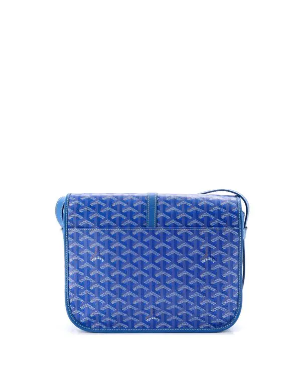 Goyard Mm Belvedere Ii Messenger Bag Coated Canvas - Blue