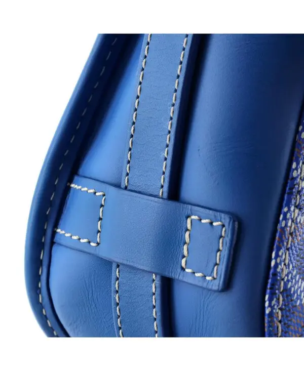 Goyard Mm Belvedere Ii Messenger Bag Coated Canvas - Blue
