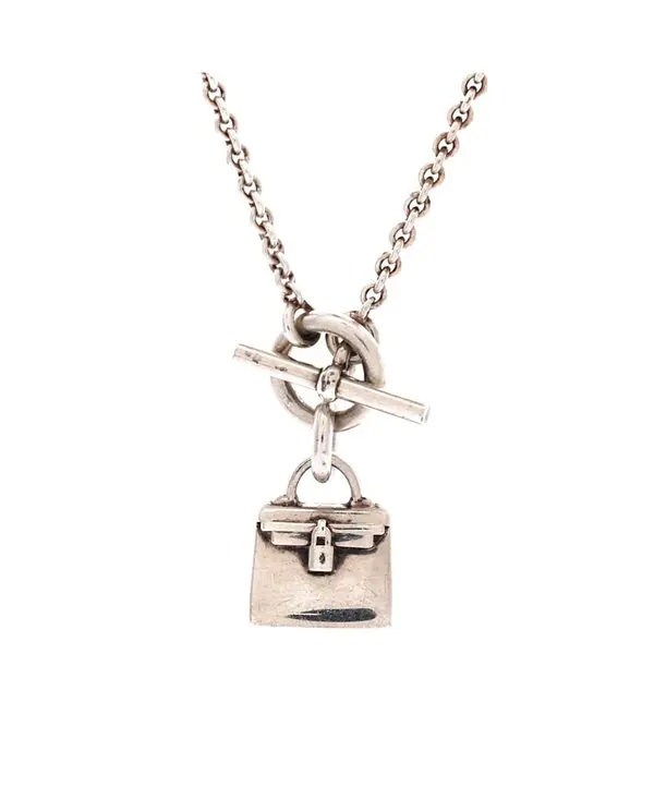 Hermès Birkin Amulette Pendant Necklace 16 - Sterling Silver