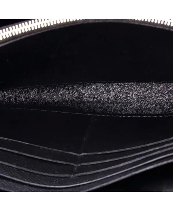 Hermès Constance To Go Wallet Epsom - Black