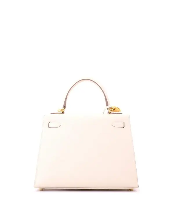 Hermès Kelly 25 Handbag Light Epsom With Gold Hardware - Nata