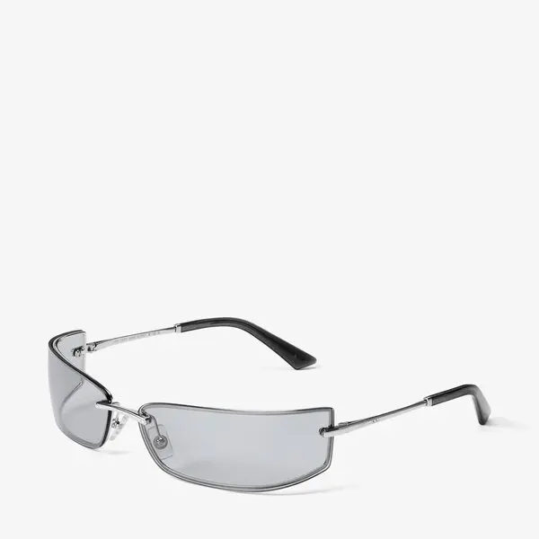 JIMMY CHOO Rectangular Rimless Sunglasses