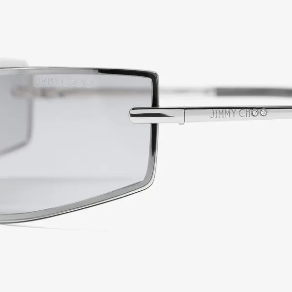JIMMY CHOO Rectangular Rimless Sunglasses