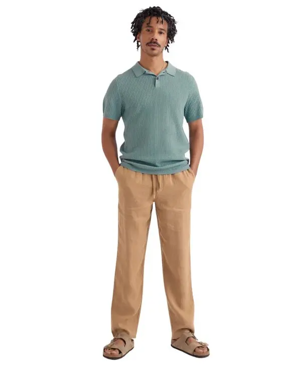 SEASALT CORNWALL Koeswik Short Sleeve Knitted Polo