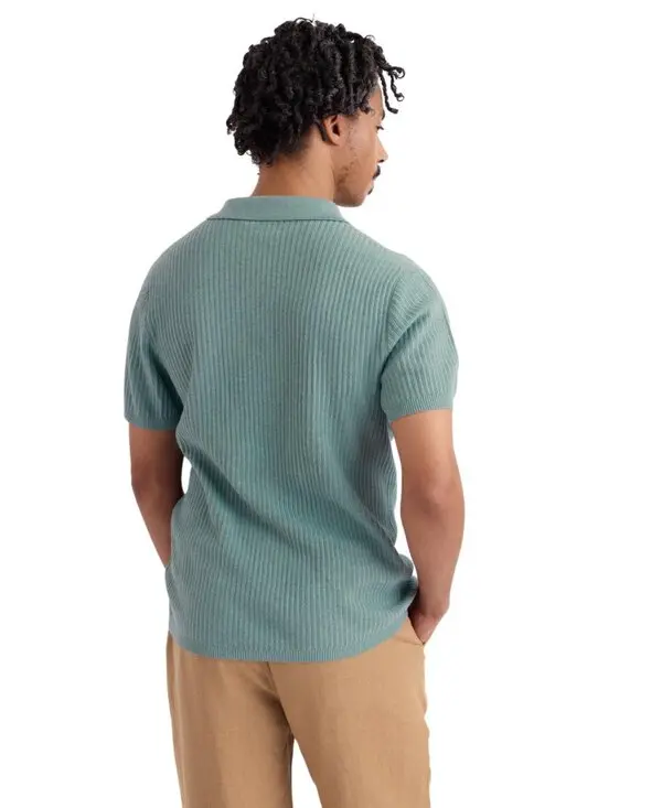 SEASALT CORNWALL Koeswik Short Sleeve Knitted Polo