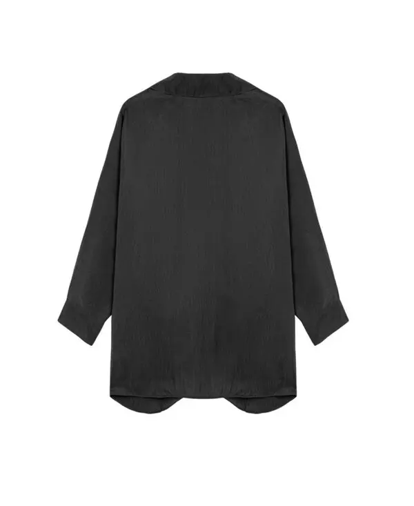 NOCTURNE Front-tie Longline Shirt