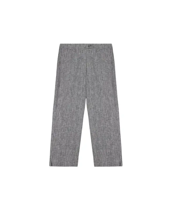 NOCTURNE Tailored Linen-blend Capri Pants