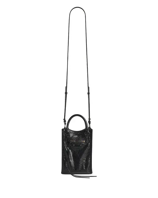 Balenciaga Le City Tote Phone Holder - Black
