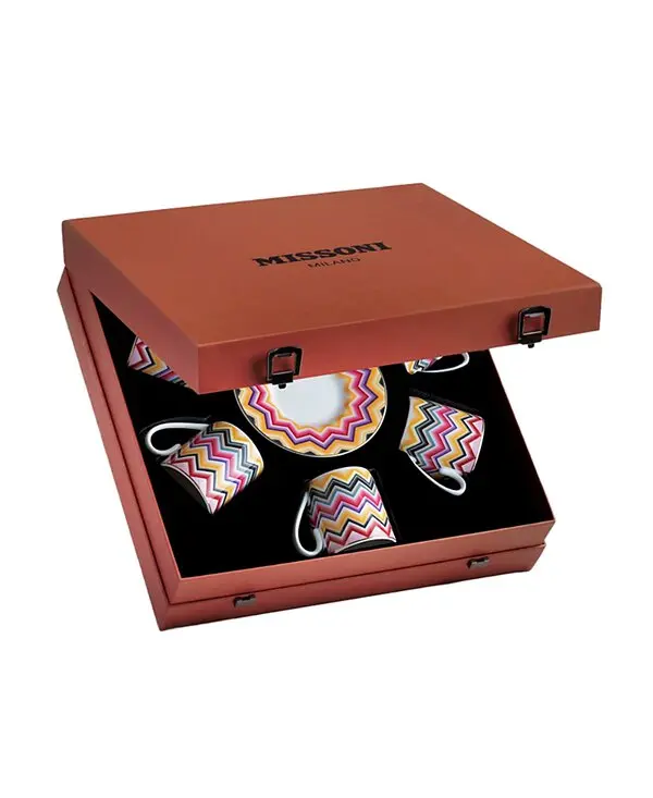 Missoni Marrakech Coffee Cup & Saucer, Set Of 6 - Multicolor