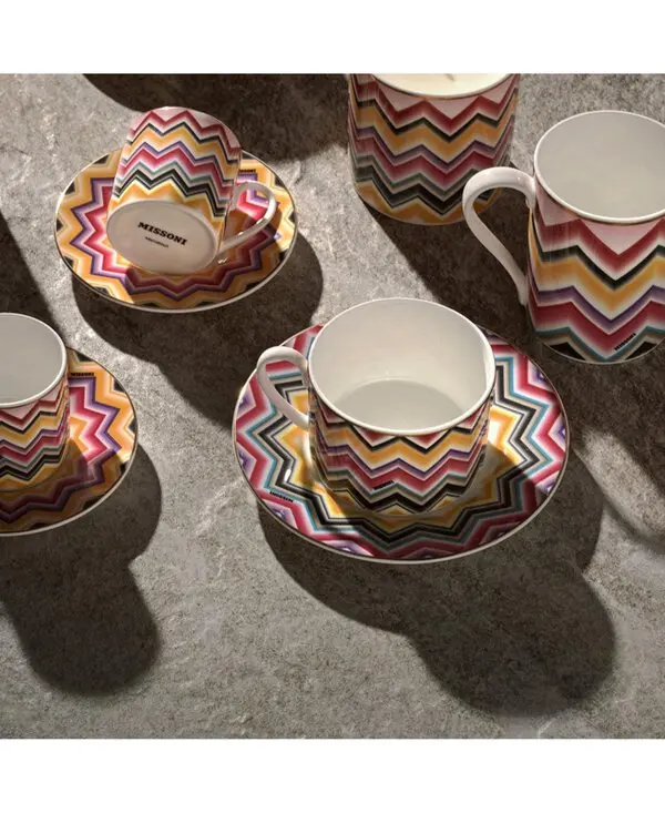 Missoni Marrakech Coffee Cup & Saucer, Set Of 6