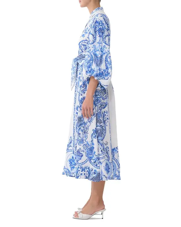 Camilla Printed Cotton Shirt Dress