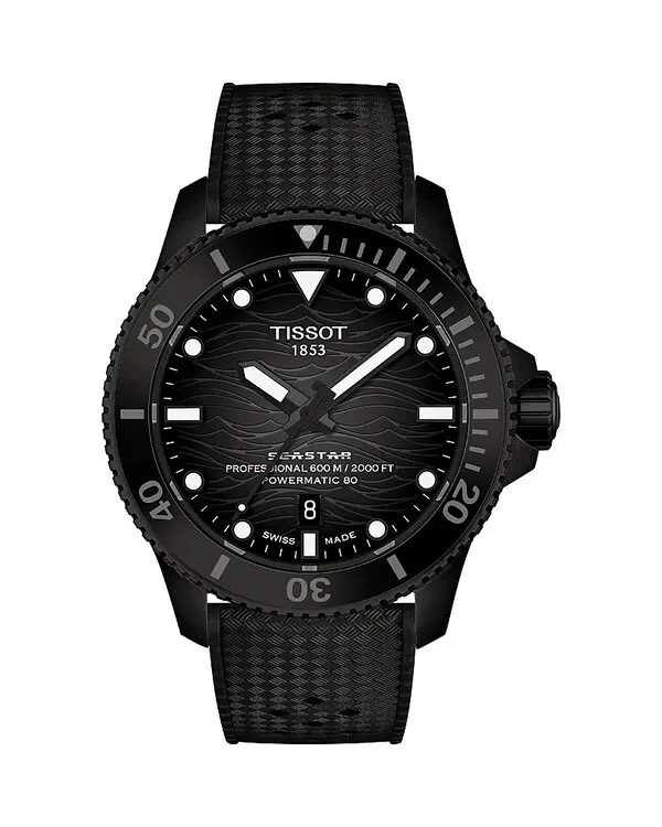TISSOT Seastar 2000 Professional Powermatic 80 Watch, 44mm - Grey Gradient
