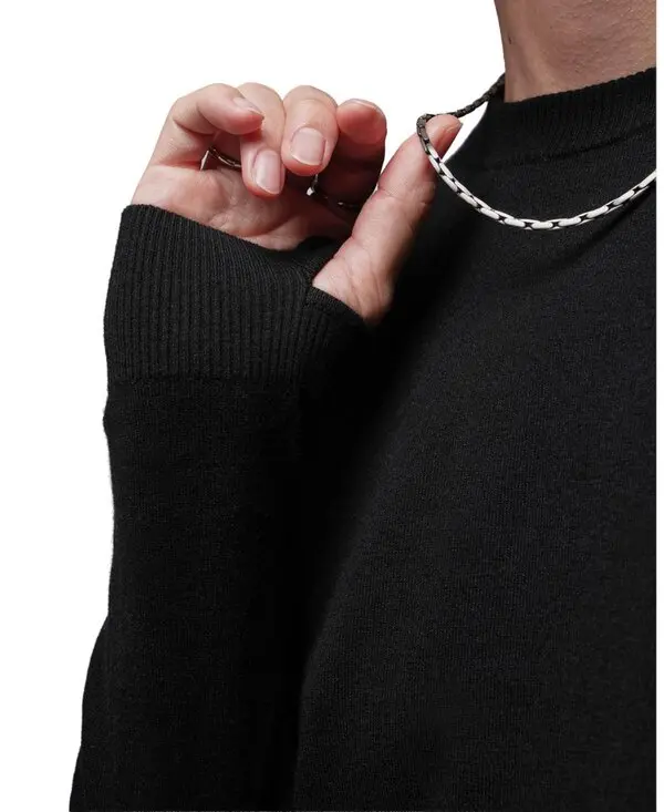 WILDFANG The Everyday Crew Neck Sweater - Black